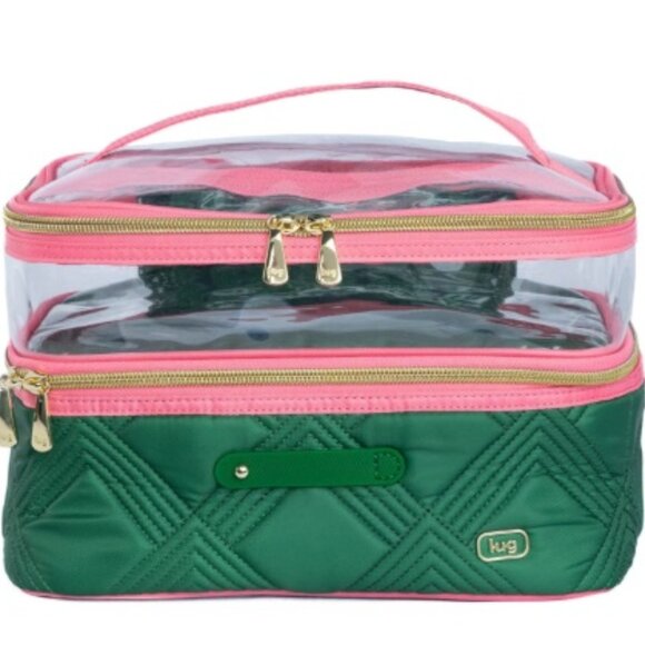 lug | Bags | Wicked X Lug Whoosh Clearview Cosmetic Case Greenpink ...